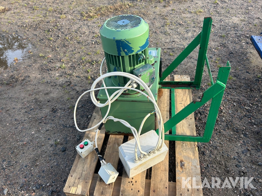 Hydraulaggregat till utgödsling LR. System 27 L 5,5 kW, Var