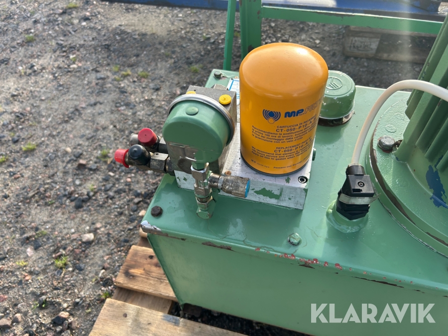 Hydraulaggregat till utgödsling LR. System 27 L 5,5 kW, Var