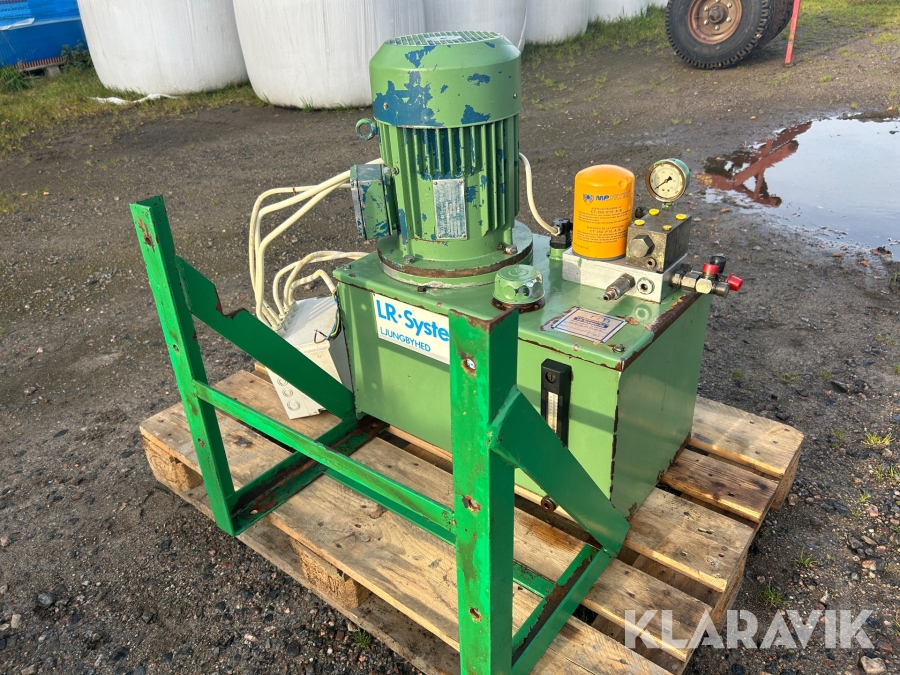 Hydraulaggregat till utgödsling LR. System 27 L 5,5 kW, Var
