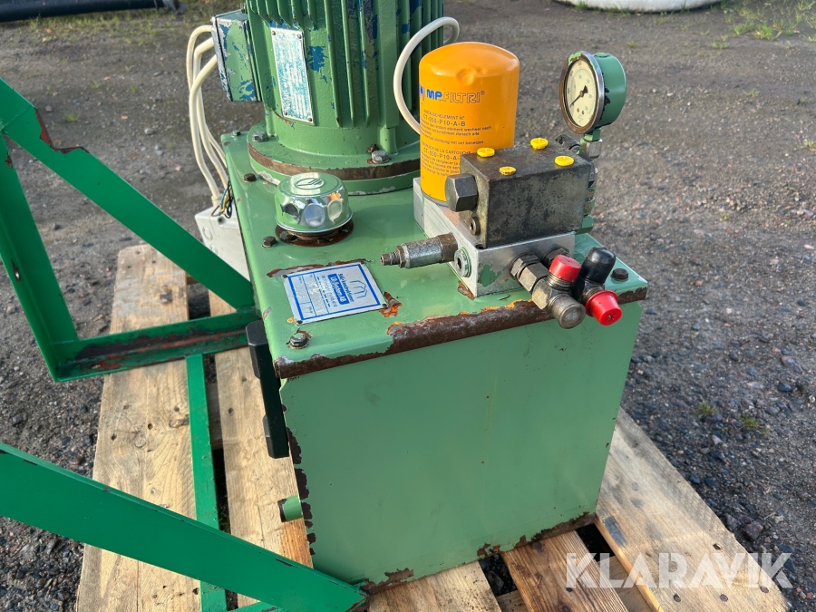 Hydraulaggregat till utgödsling LR. System 27 L 5,5 kW, Var