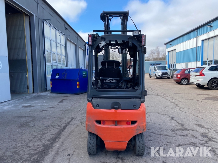 Truck Linde E20PH-01, Helsingborg, Klaravik auktioner