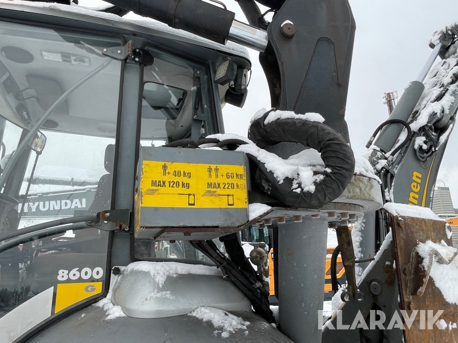 Grävlastare Lännen 8600 G, Orsa, Klaravik auktioner