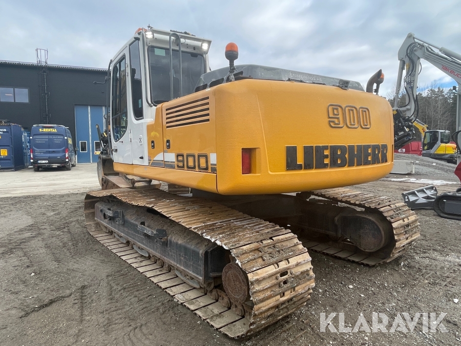 Bandgrävare Liebherr R 900 C Litronic, Enköping, Klaravik au