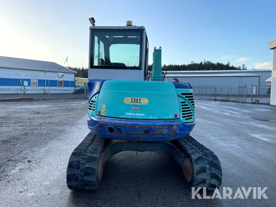 Grävmaskin IHI 65NX, Munkedal, Klaravik auktioner