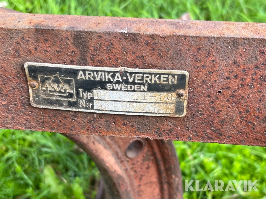 Plog Arvika-Verken DLX211-10, Norrtälje, Klaravik auktioner
