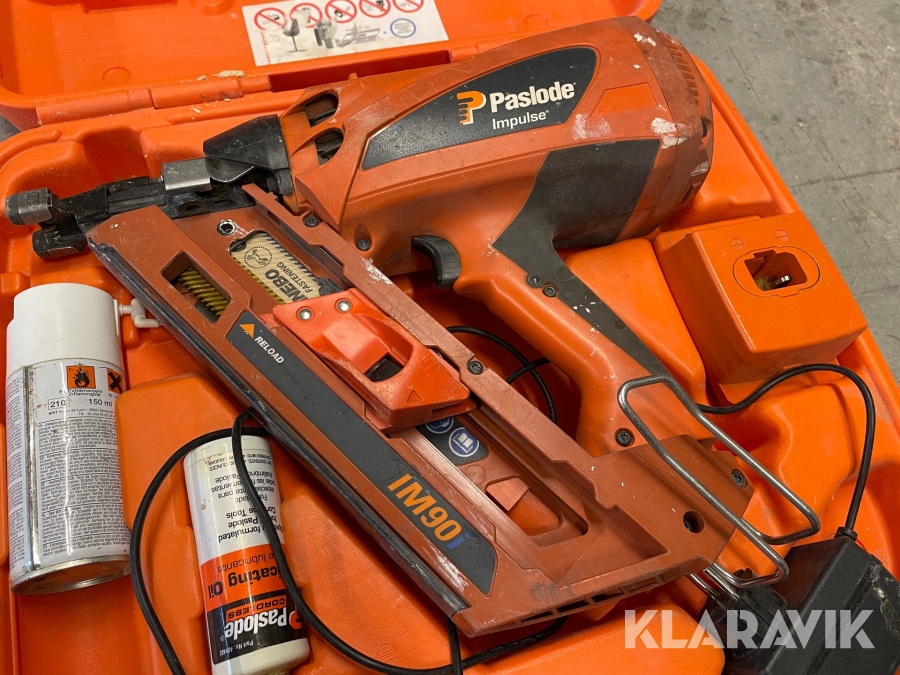 Spikpistol Paslode IM90, Sundsvall, Klaravik auktioner