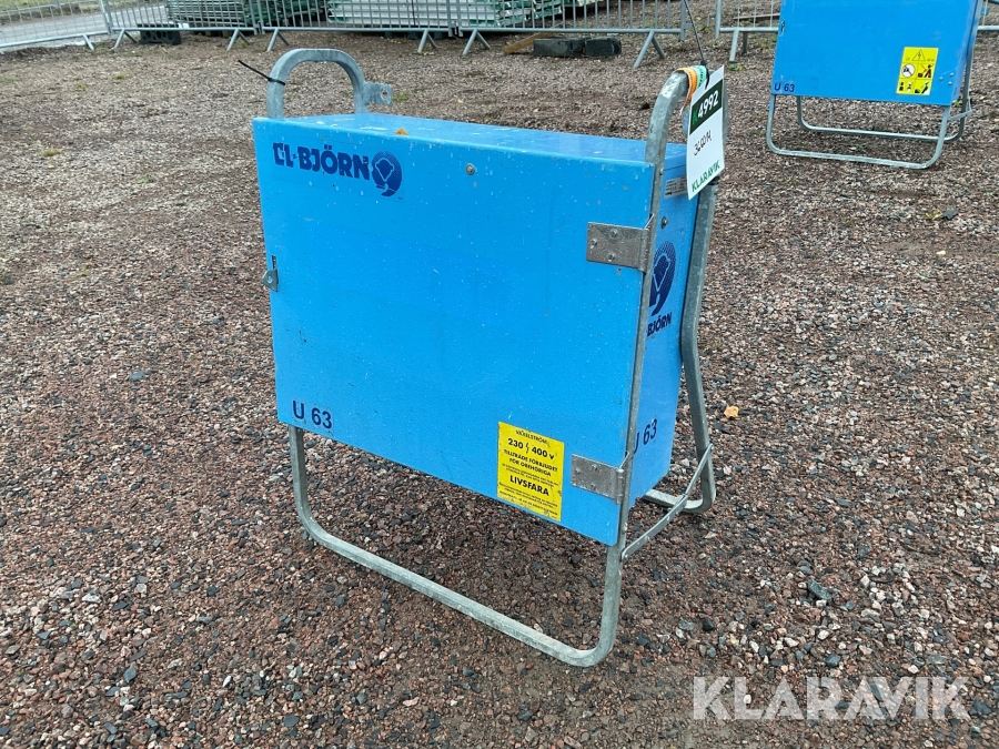 Elcentral El-Björn U 63 , Jönköping, Klaravik auktioner