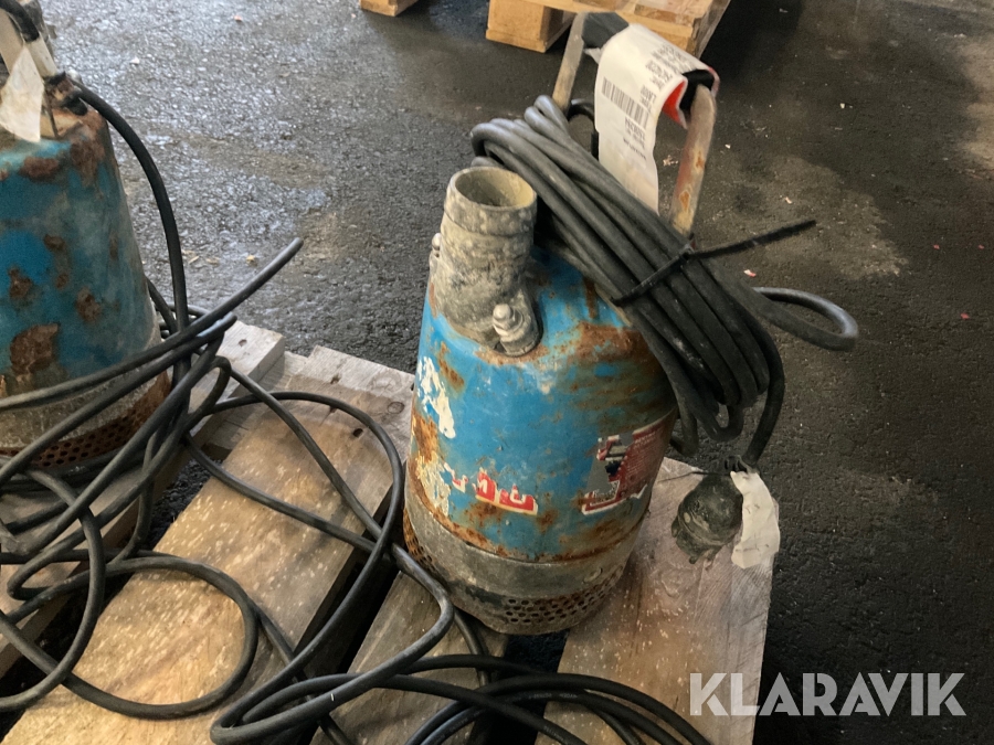 Dränkbara pumpar Tsurumi LB 800, Jönköping, Klaravik auktion