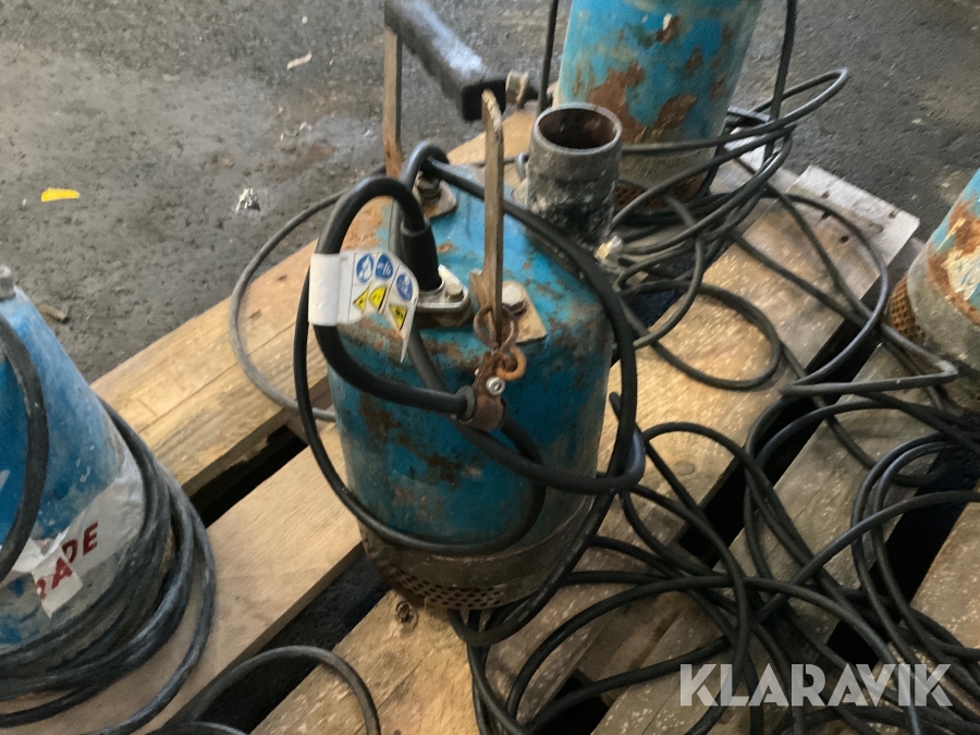 Dränkbara pumpar Tsurumi LB 800, Jönköping, Klaravik auktion