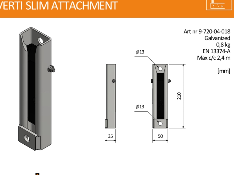 Vertikalfäste Guardlite Slim, Strömsund, Klaravik auktioner