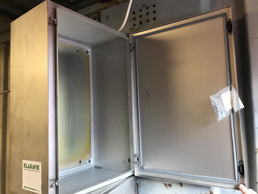 4st elskåp i rostfritt