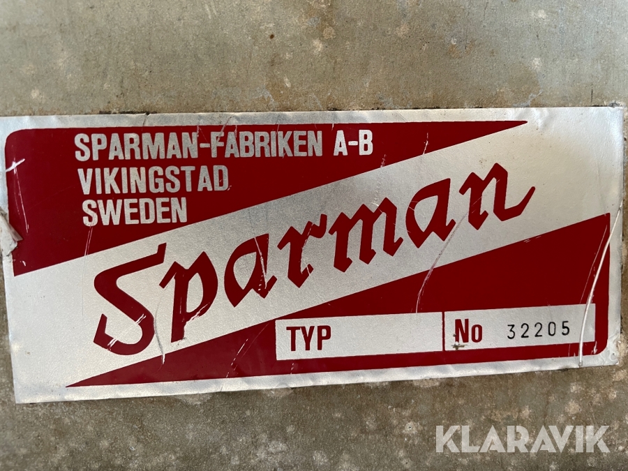 Fodervagn Sparman, Västervik, Klaravik auktioner