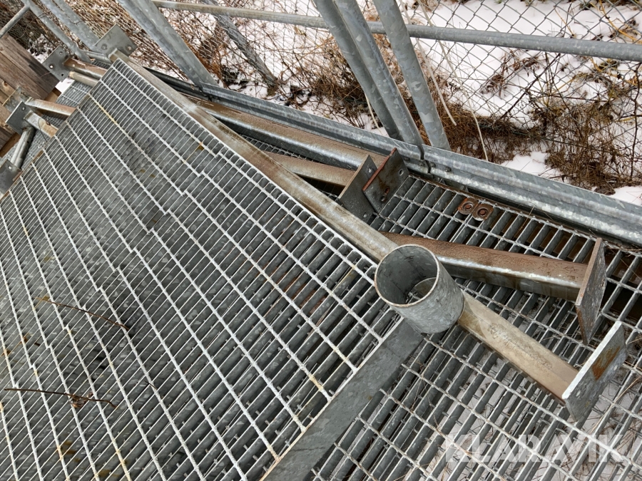 Trapplan av gallerdurk Weland, Borås, Klaravik auktioner