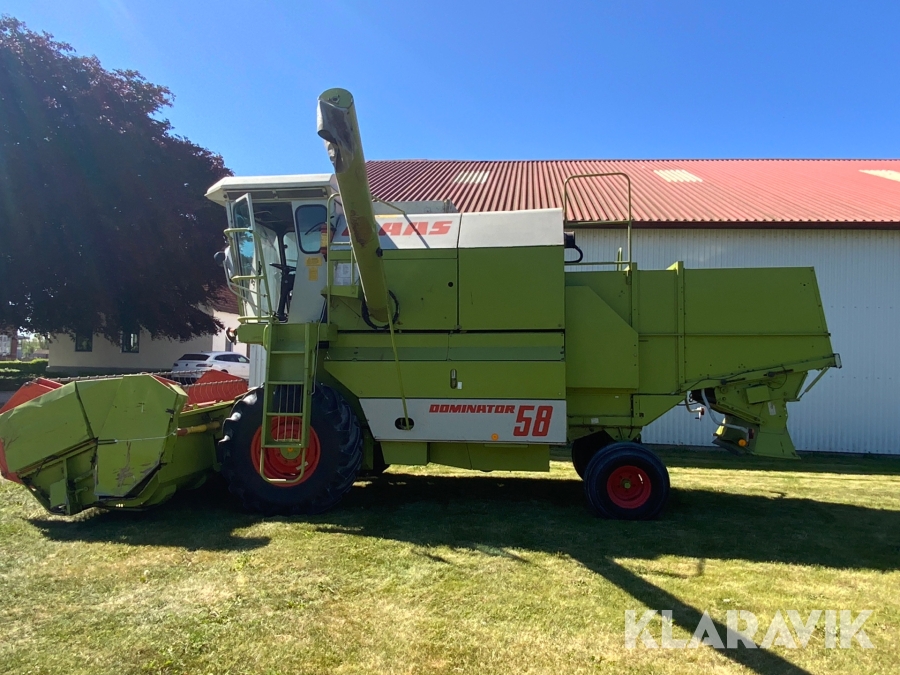 Tröska Claas Dominator 58, Simrishamn, Klaravik auktioner