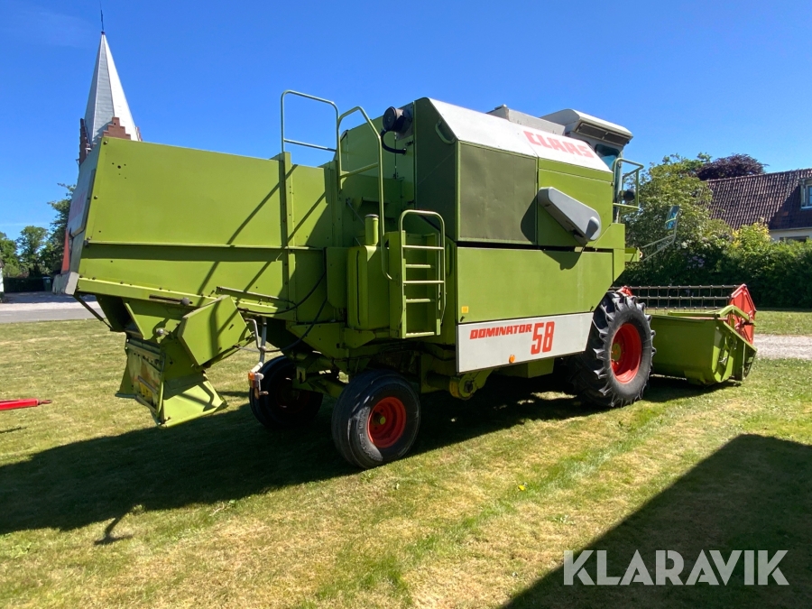 Tröska Claas Dominator 58, Simrishamn, Klaravik auktioner
