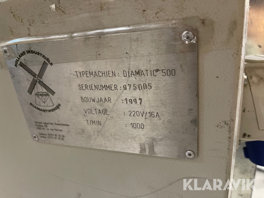 Golvslipmaskin Holland Industriel Diamatic 500, Härryda, Kl