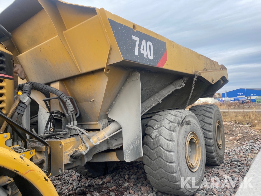 Dumper Cat 740, Kiruna, Klaravik auktioner