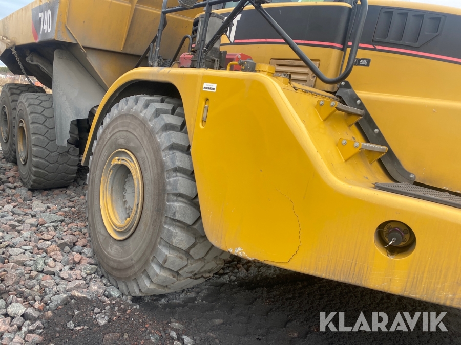 Dumper Cat 740, Kiruna, Klaravik auktioner