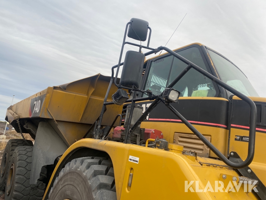 Dumper Cat 740, Kiruna, Klaravik auktioner