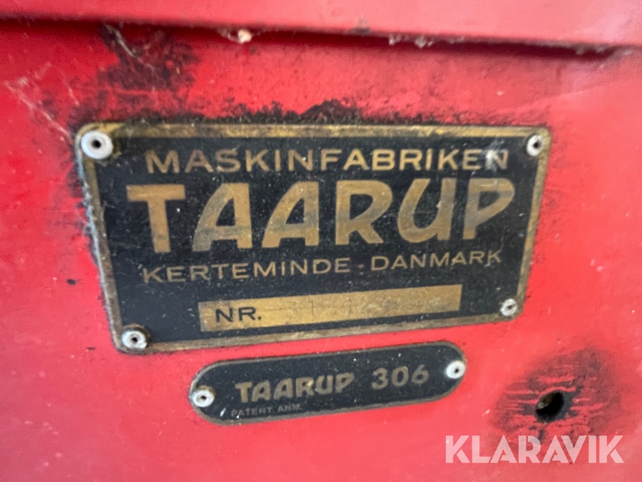 Rotorslåtter Taarup 306, Hedemora, Klaravik auktioner