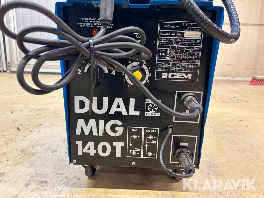 Svets CEM DUAL MIG 140T, Vansbro, Klaravik auktioner