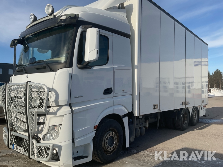 Lastbil Mercedes-Benz Actros, Luleå, Klaravik auktioner