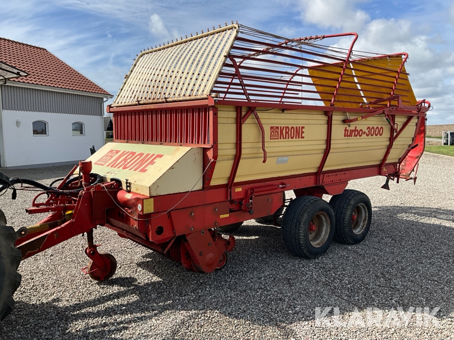 Självlastarvagn Krone Turbo -3000, Skurup, Klaravik auktione
