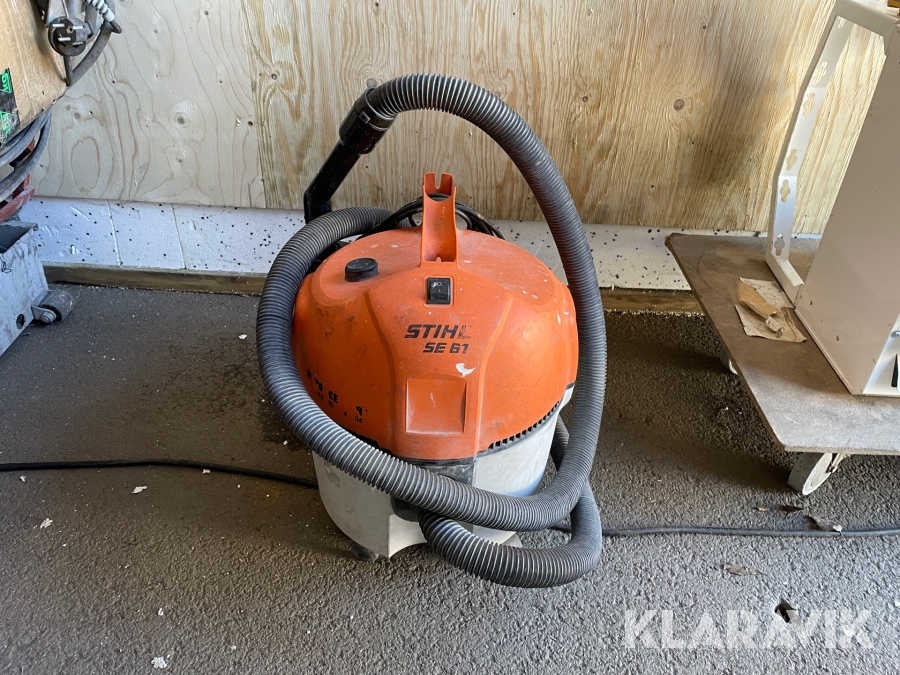 Industridammsugare Stihl SE61, Karlstad, Klaravik auktioner