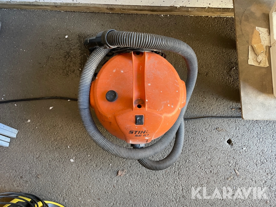 Industridammsugare Stihl SE61, Karlstad, Klaravik auktioner