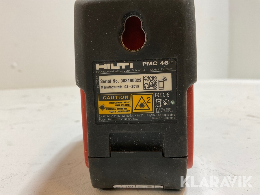 Punkt -och linjelaser Hilti PMC 46, Jönköping, Klaravik aukt