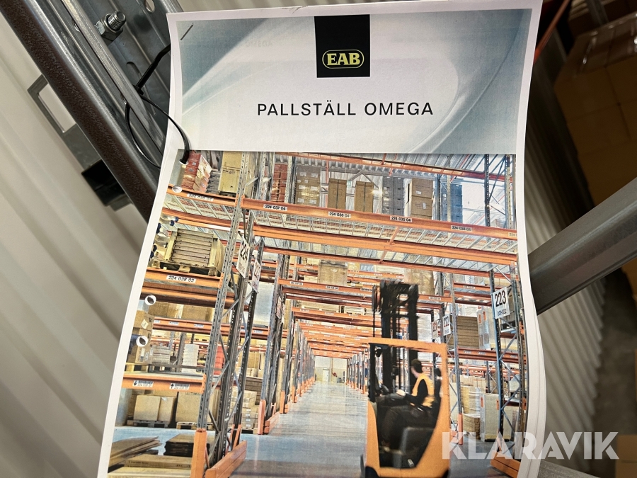 Pallställ EAB Omega, Svedala, Klaravik auktioner