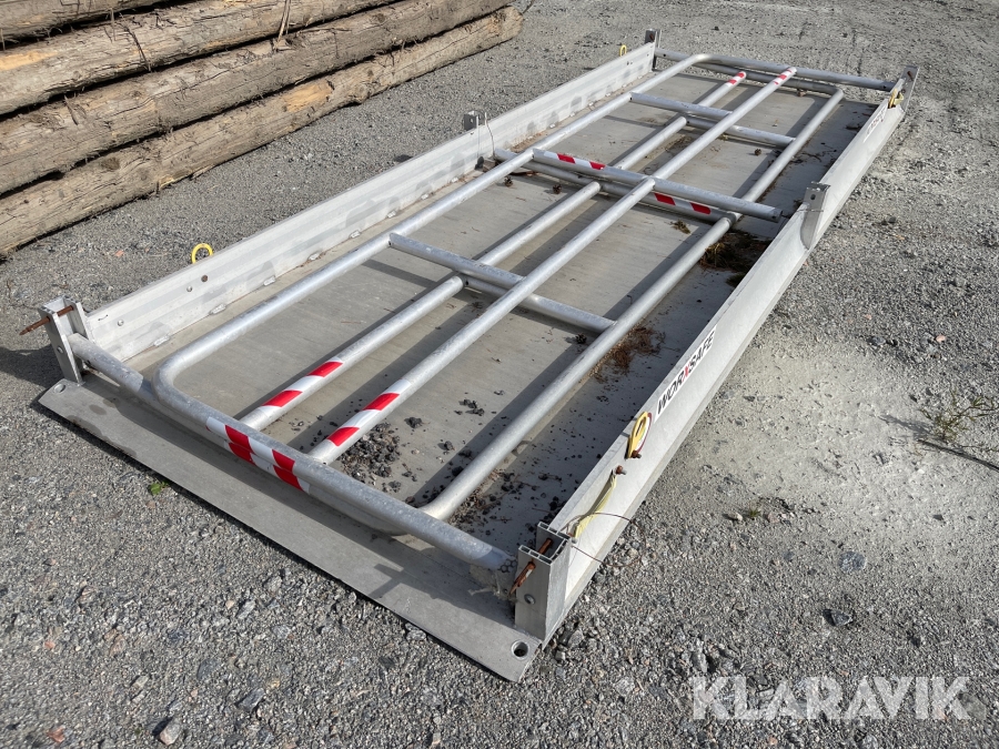 Landgång med räcken Worxsafe, Kungälv, Klaravik auktioner