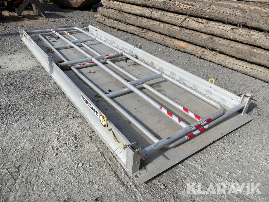 Landgång med räcken Worxsafe, Kungälv, Klaravik auktioner