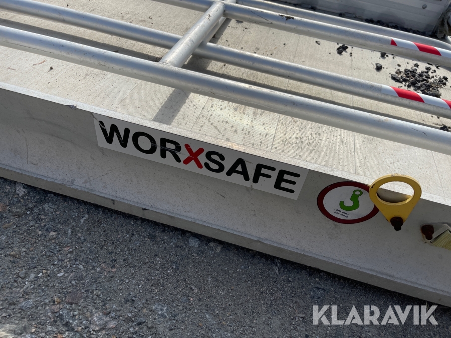 Landgång med räcken Worxsafe, Kungälv, Klaravik auktioner