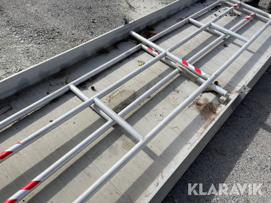 Landgång med räcken Worxsafe, Kungälv, Klaravik auktioner