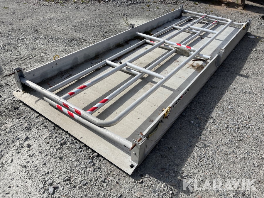 Landgång med räcken Worxsafe, Kungälv, Klaravik auktioner