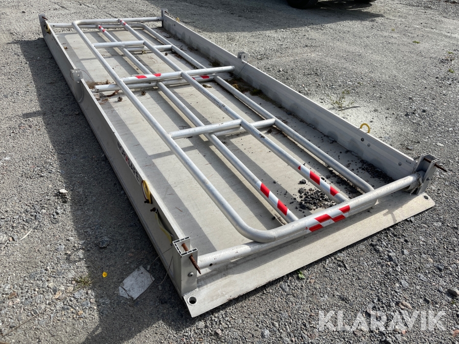 Landgång med räcken Worxsafe, Kungälv, Klaravik auktioner