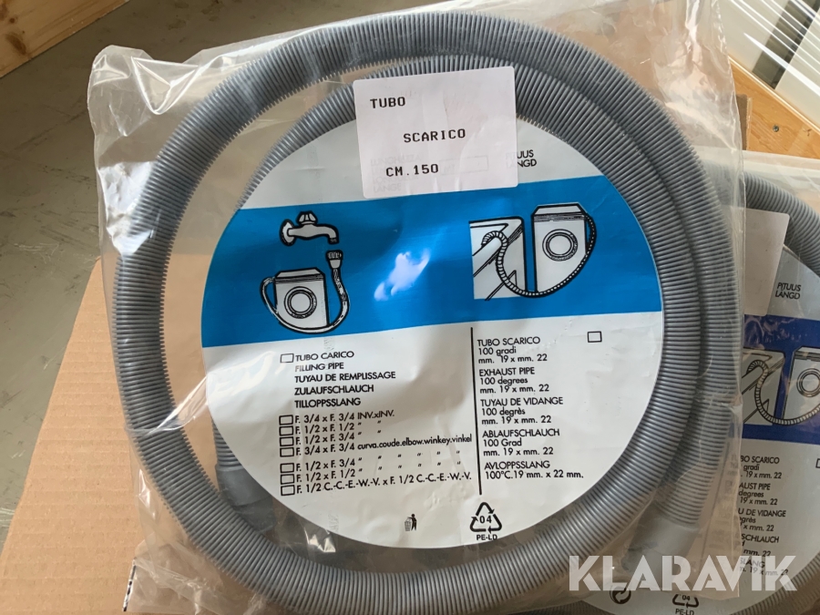 Avloppsslang TUBO SCARIO, Alvesta, Klaravik auktioner