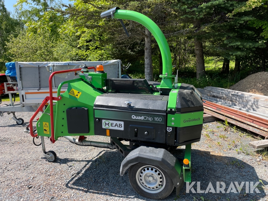 Flistugg Greenmech Quadchip 160, Hedemora, Klaravik auktione
