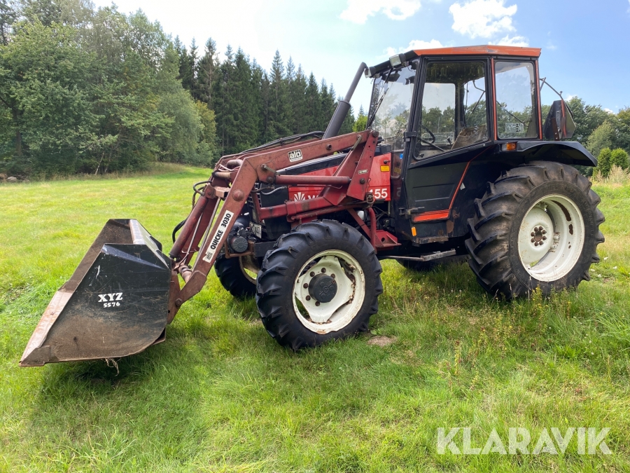 Traktor Valmet 455-4 med lastare
