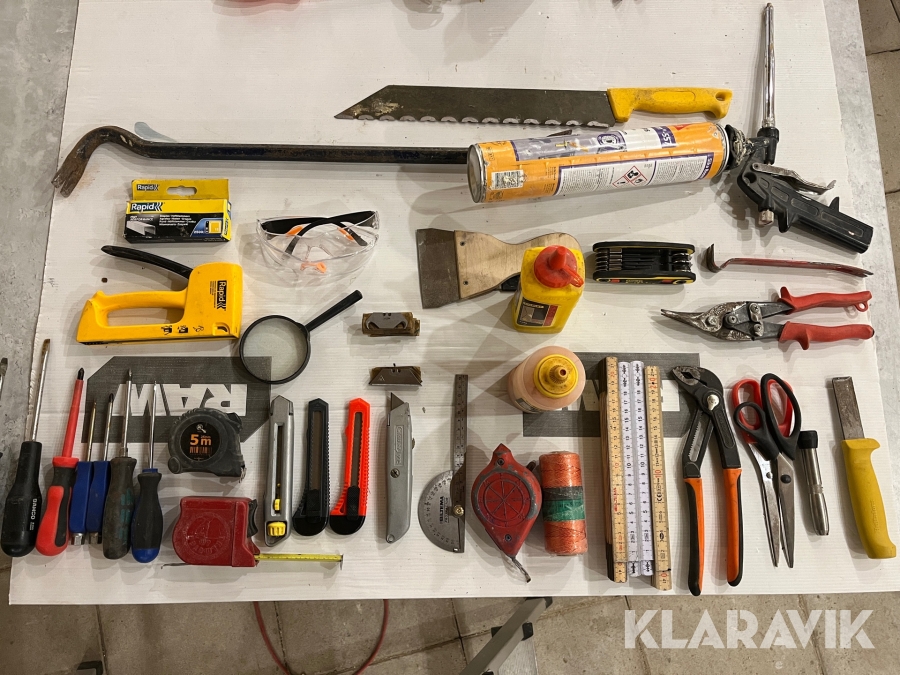 Blandade verktyg, Eslöv, Klaravik auktioner