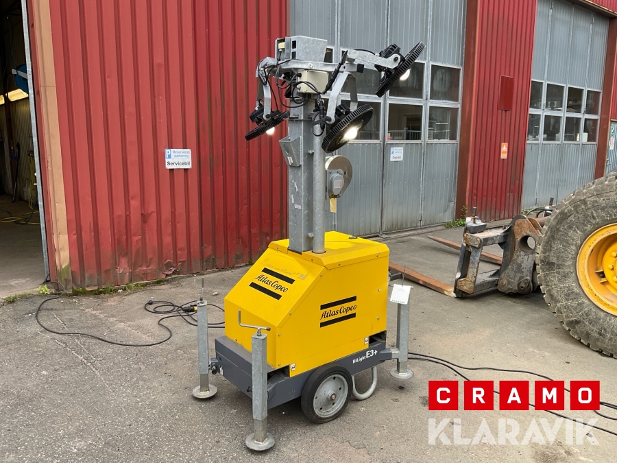 Lighttower Atlas Copco HiLight E3+ 4x160W, Jönköping, Klarav