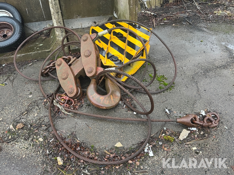 Lyftblock till linkran, Vänersborg, Klaravik auktioner