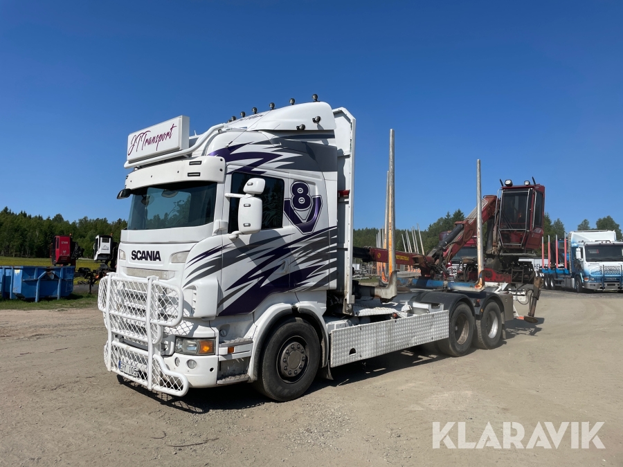 Timmerbil Scania 560R, Arvika, Klaravik auktioner