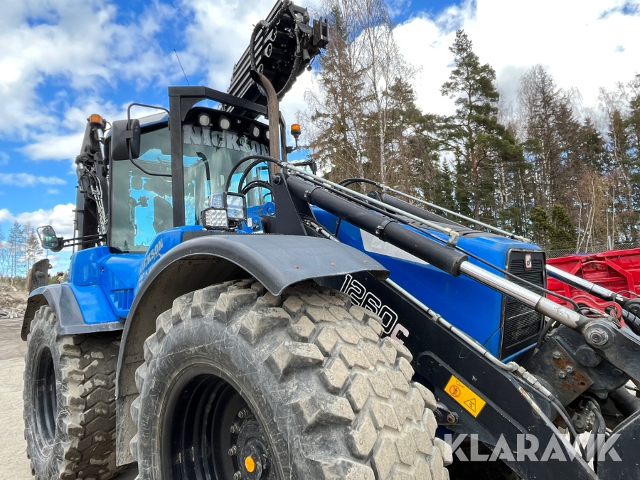 Grävlastare Huddig 1260C, Norrtälje, Klaravik auktioner