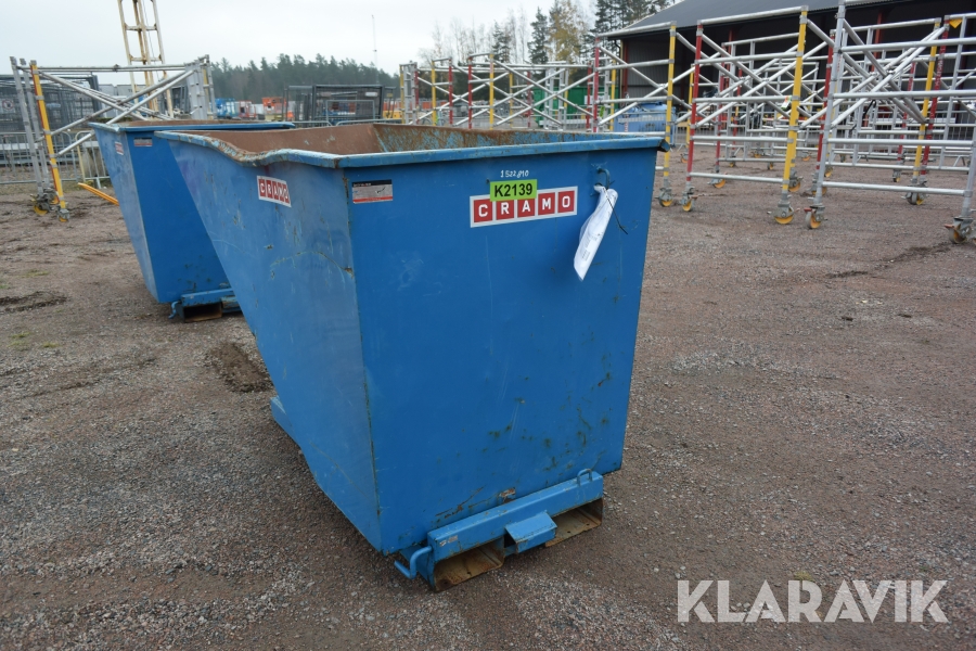 Klaravik Auktioner | Tipplåda Intra Tippo 1600L