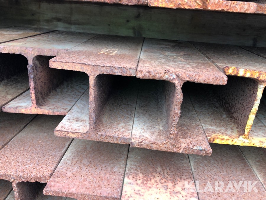 Klaravik Auktioner | Stålbalk HE120B 40 st Längd 3,1-3,4m