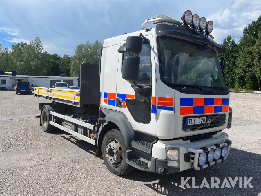 Lastbil lastväxlare Volvo FL-280 4X2, Gävle, Klaravik auktio
