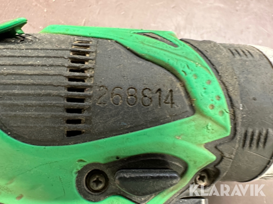 Borrskruvdragare batteri Hitachi DS 18DBL, Svalöv, Klaravik
