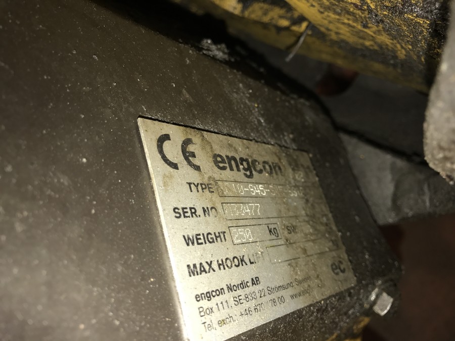 Grävmaskin m Rototilt & SVAB system